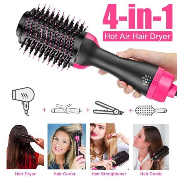 Brosse Soufflante Rotative, Brosse Lissante Chauffante Electrique ...