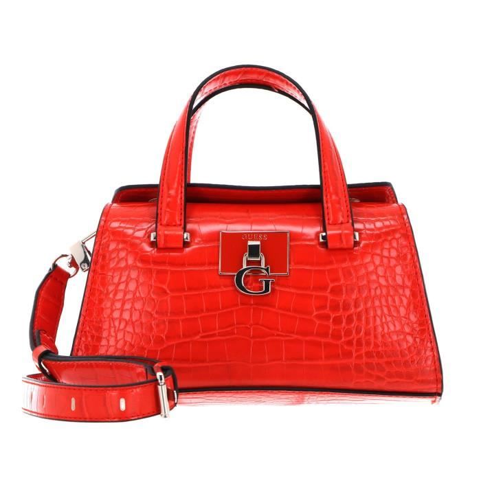 GUESS Stephi Mini Satchel Bag Spice Orange [153808] - sac à épaule ...