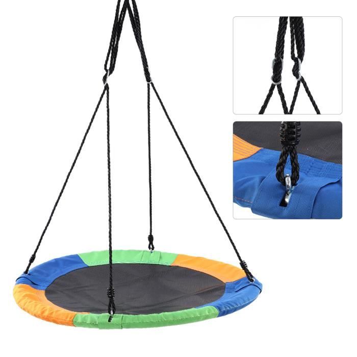 Balancelle de jardin jeu de plein air rond multicolore pour enfants ...