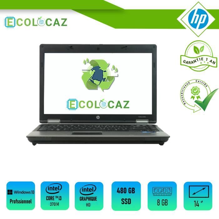 HP ProBook 6450b 14" Core i3 2.4 GHz - SSD 480 Go - 8 Go - Cdiscount ...