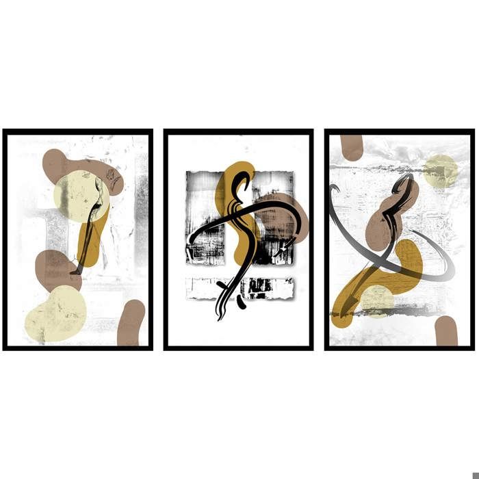 Set de posters muraux - HXA DECO - Trio d'affiches - 90x45cm ...