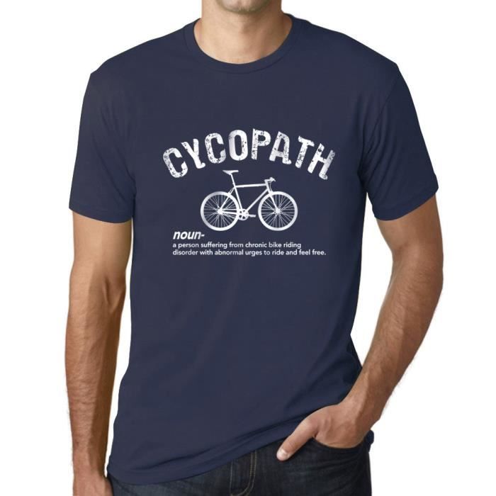 Tee-Shirt Homme Cycopath - Thème Cycliste - ULTRABASIC - Manches ...