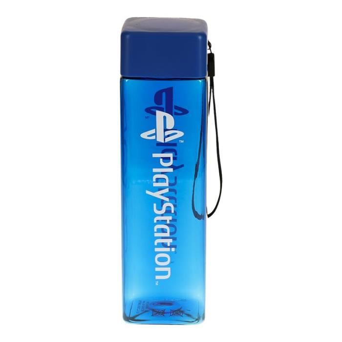 Bouteille d'eau moulée - Paladone - PlayStation - Forme carrée - 500 ml ...