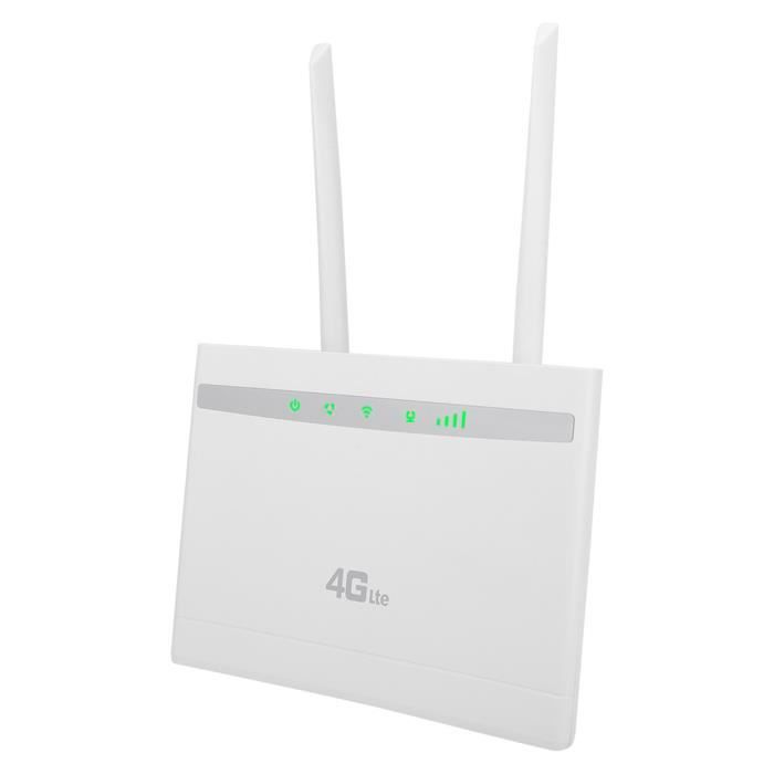 Qiilu routeur WiFi 300Mbps de transmission de données rapide 4G CPE routeur IPV4 / IPV6 grand ...