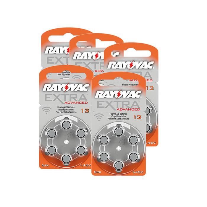 Rayovac piles bouton auditives PR48 - Lot de 30 - Cdiscount Jeux - Jouets