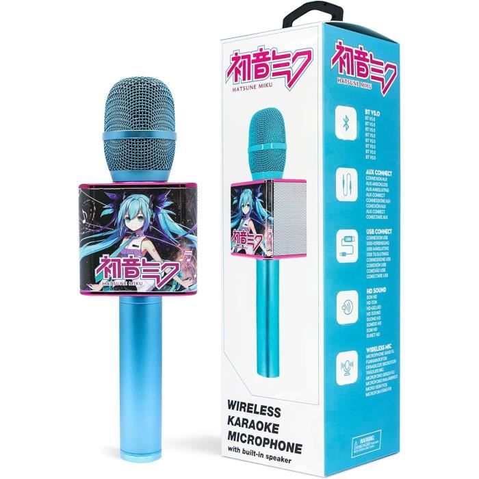 Hatsune Miku Hm1013 Microphone De Karaoké Sans Fil Avec Haut-Parleur Intégré[J732] - Cdiscount ...
