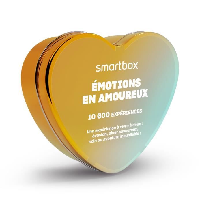 SMARTBOX - Émotions en amoureux - Coffret Cadeau | 1 séjour ou activité ...