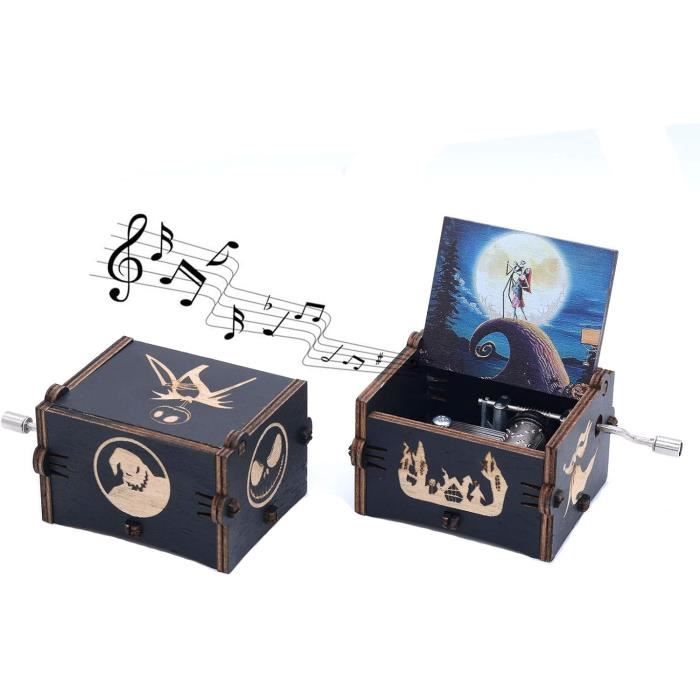 Keast Boîte à musique à manivelle vintage eois L'Étrange Noël de ...