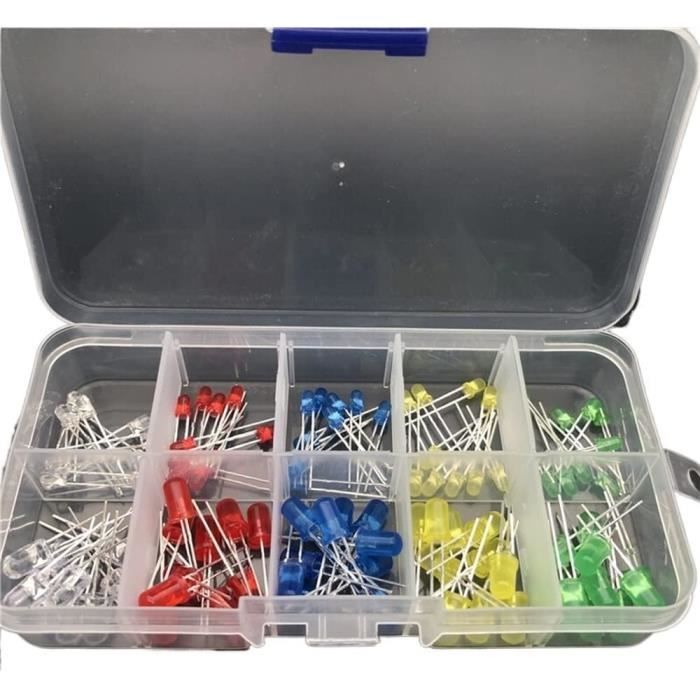 3Mm And 5Mm Led Lights Emitting Diodes Assortment Set Kit For Bright ...