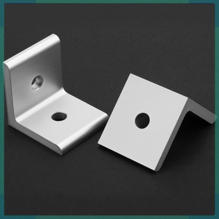 Équerre d'angle en aluminium 4 pièces connecteur équerre d'angle joint ...