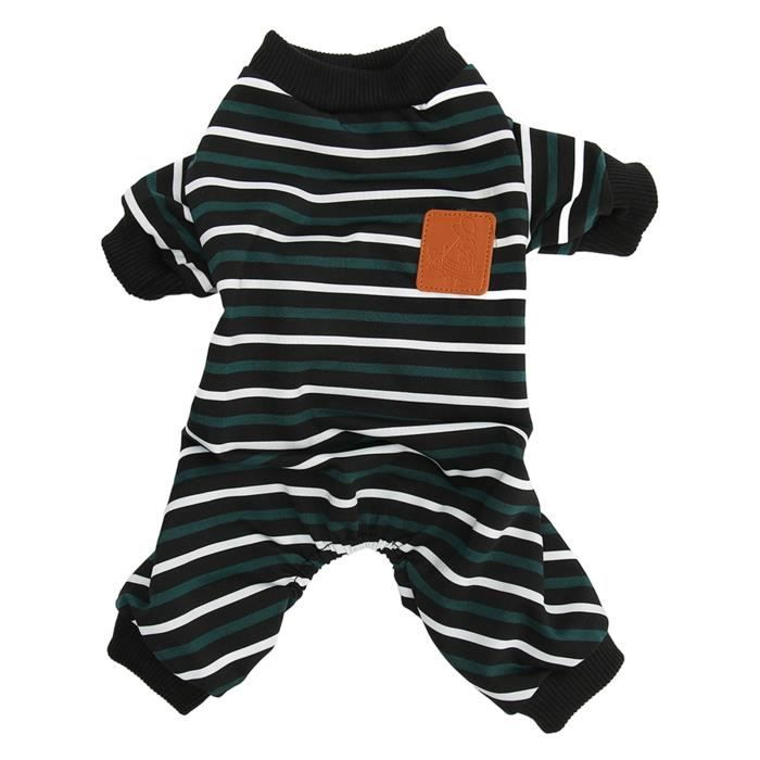Pyjama pour chien rayé à la mode et confortable - VGEBY - Cdiscount