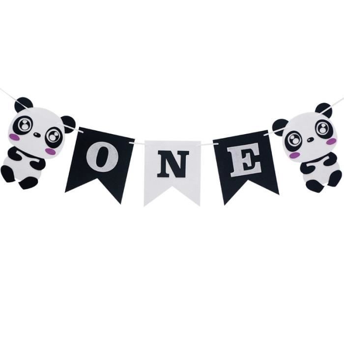 One flags -1 Pc Panda D'anniversaire Feuille Ballons de Fête D ...