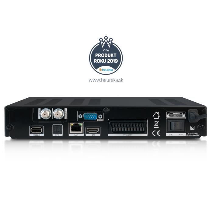 Récepteur satellite - AB-COM - CryptoBox 750 HD - Full HD - H.265 HEVC ...