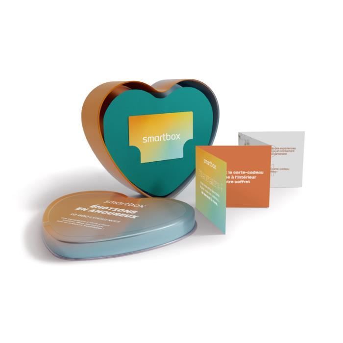 SMARTBOX - Émotions en amoureux - Coffret Cadeau | 1 séjour ou activité ...