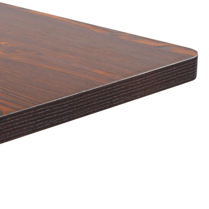 VidaXL Table de bistro Marron foncé 50x50 cm MDF 286428 - Cdiscount Jardin