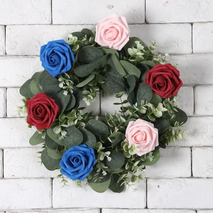 Lot De 25 Rose Artificielles Fleurs Fausse Roses Faux Mousse Réalistes ...