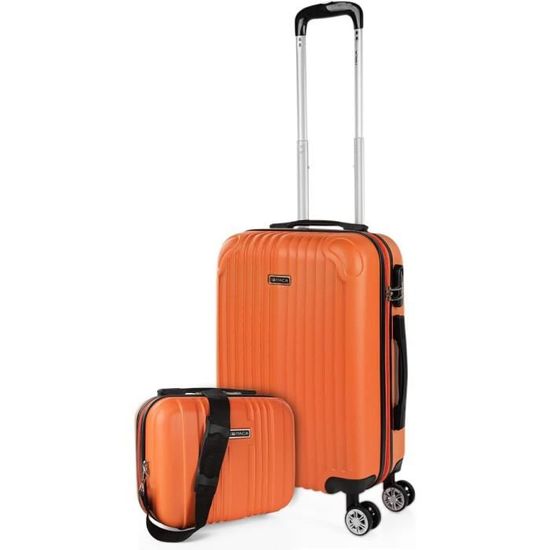 Valise Cabine Avion Bagages Cabine Petite Valise Rigide 4 Roulettes ...