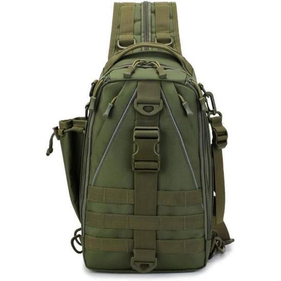 Sac À Dos Militaire Tactique Randonnée Sac Poitrine Camouflage Pêche ...