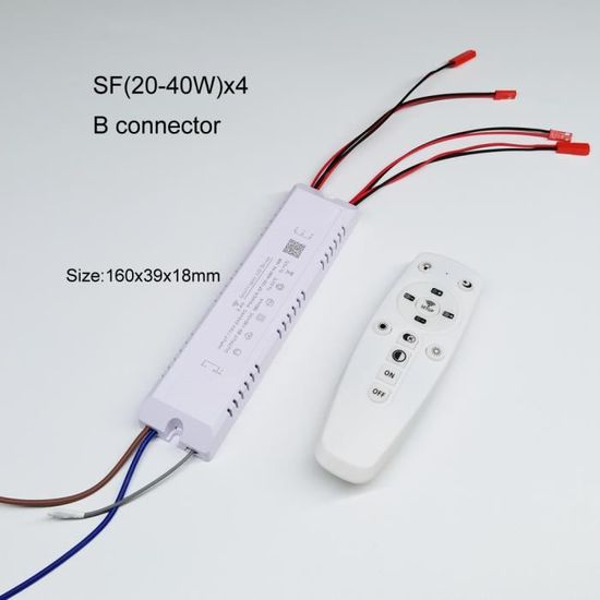 Transformateur d'éclairage,Pilote LED Intelligent 2.4G alimentation électrique- SF(20-40W)x4 B ...