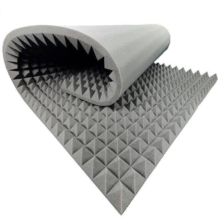 GMP Tech Beauty of Sound Pyramid Acoustic Mat 100 x 200 x 6 cm - Foam ...