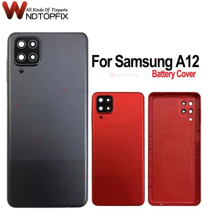 BLANC - Coque arrière de batterie pour Samsung Galaxy A12 A125, boîtier ...