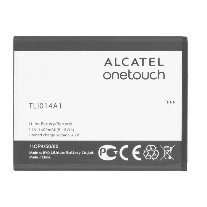 Batterie Origine Alcatel CAB1400002C1 TLi014A1 - Cdiscount Téléphonie
