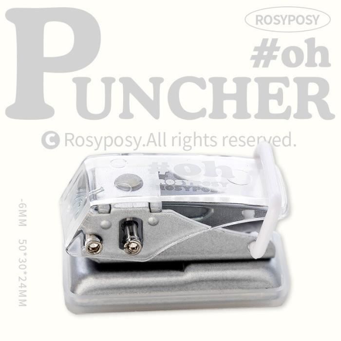 Perforatrice-poinçon,Mini poinçon Simple,conception transparente de 6mm ...