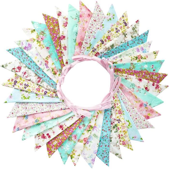 10M Fanions Guirlande De Fanions Fanion De Couleur Drapeaux De Triangle ...