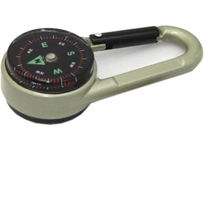 Boussole Mousqueton + Compass + Thermomètre on Multifonctionnelle ...