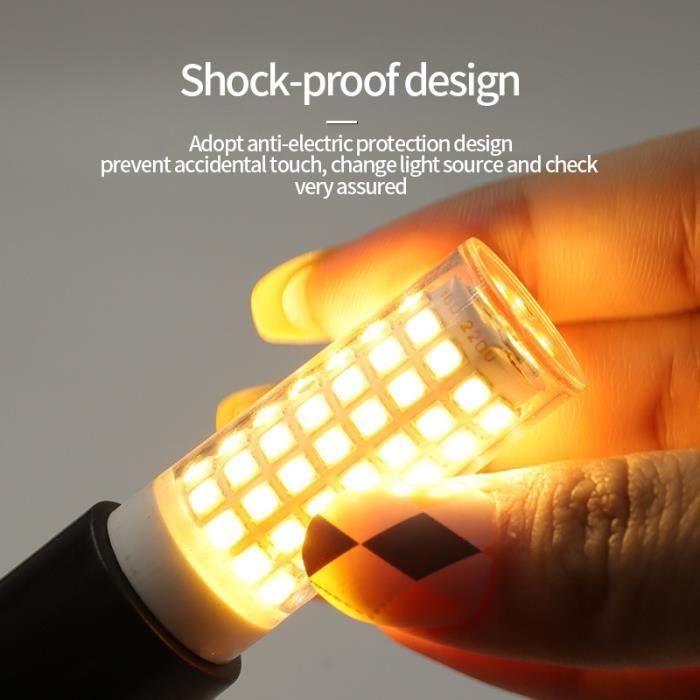 (e14 9w warm light)Lampe Épi de Maïs Ampoule LED à Vis, Céramique ...