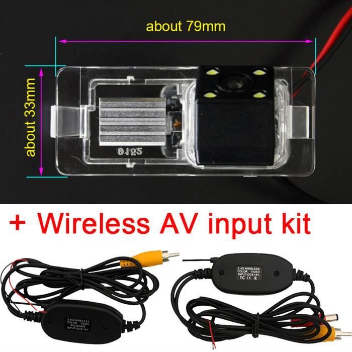 Caméra de recul,Caméra de recul pour Renault Fluence Dacia Duster II ...