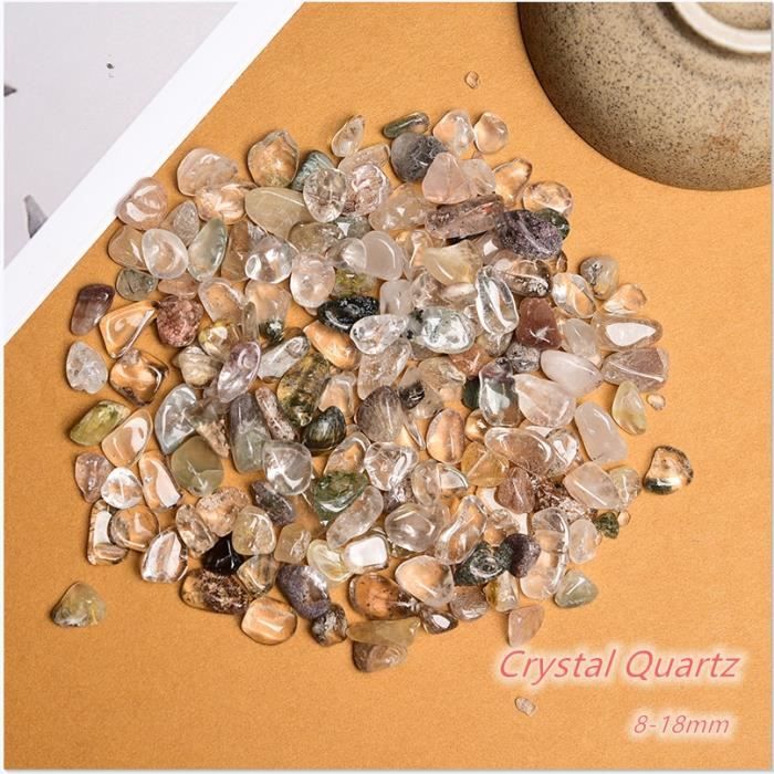 Pierres précieuses,Pierre de cristal de gravier naturel 30-100g, roche minérale, Agate colorée ...