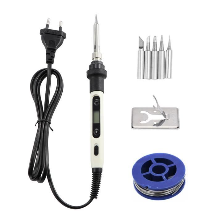 Poste a souder,Fer à souder électrique haute puissance 80W,affichage numérique LCD,température ...