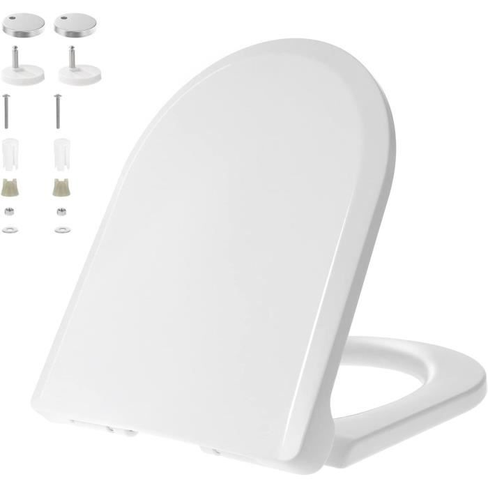 Abattant Wc Avec Frein De Chute, Lunette De Toilette Clipsable, Lunette ...