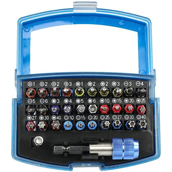 Professional 32 pièces Jeu d'embouts de vissage (embout de vissage ...