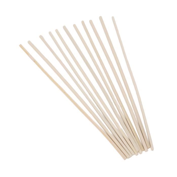 Dilwe Bâton diffuseur en rotin 100 pcs Aroma Diffuseur Bâton Ensemble 7 ...