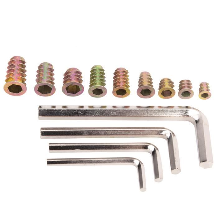 Crous Crou À Rivets En Zinc Coloré Pour Meubles, Attaches Filetées Mles Femelles M4/M5/M6/M8 ...