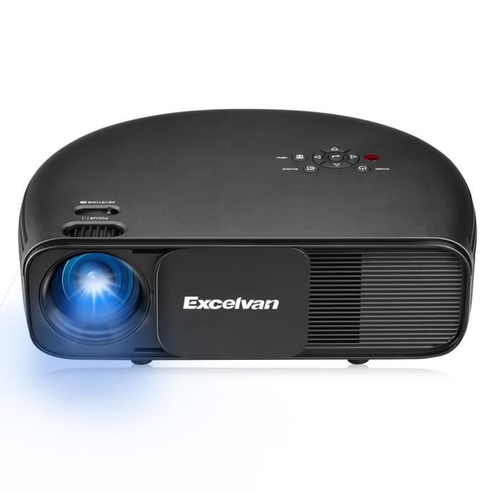 Excelvan CL760 Projecteur Vidéo Home Cinéma 3200 Lumens LED 1280x800 ...