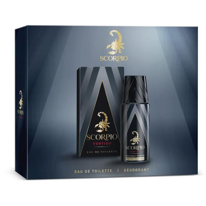 SCORPIO Coffret Vertigo Eau de Toilette 75 ml + Déodorant Atomiseur 150 ...