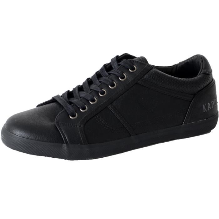 Basket Kaporal 5 Tyler - KAPORAL - Homme - Noir - Synthétique - Lacets ...