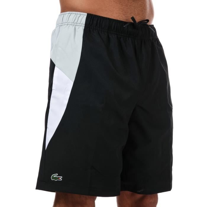 Short Lacoste Colourblock Pour Noir gris - Cdiscount Prêt-à-Porter