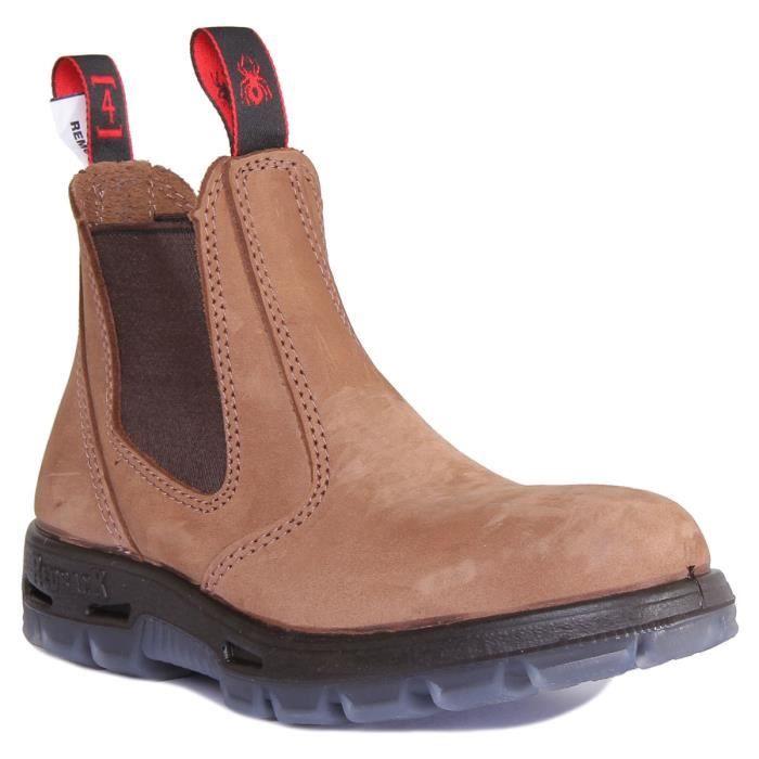 Red Back UBCH Bottines pour femmes en cuir à bout souple avec ...