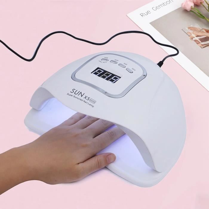 SUN X10 Max-Lampe sèche-ongles UV LED,pour vernis gel,manucure,écran LCD,45 perles,durcissement ...