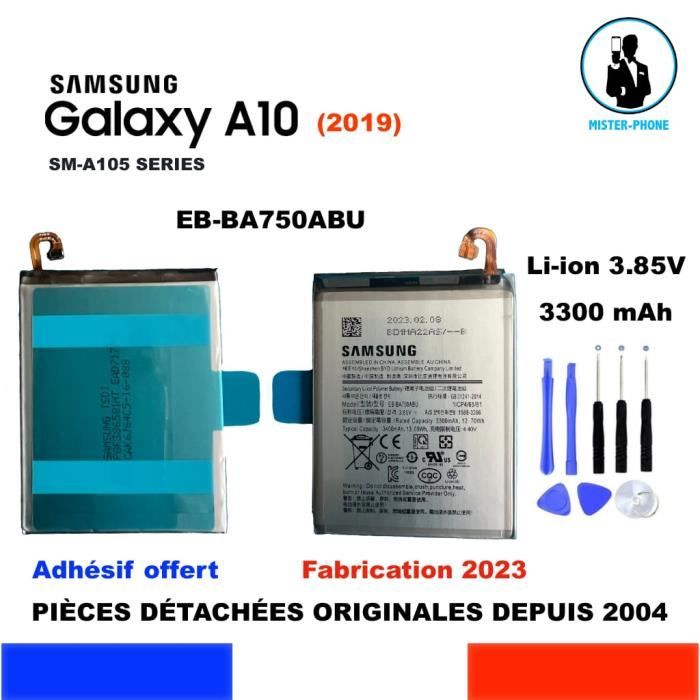 BATTERIE ORIGINALE SAMSUNG EB-BA750ABU EB BA 750 ABU GALAXY A10 2019 SM ...