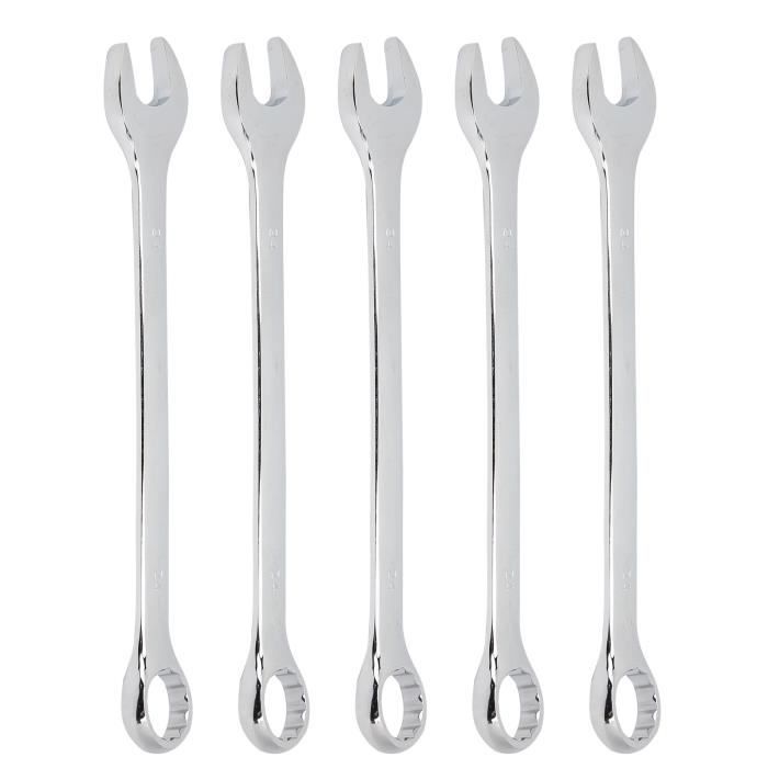 YOSOO clé de 24 mm 5 pièces clé à cliquet double usage clé ouverte ...