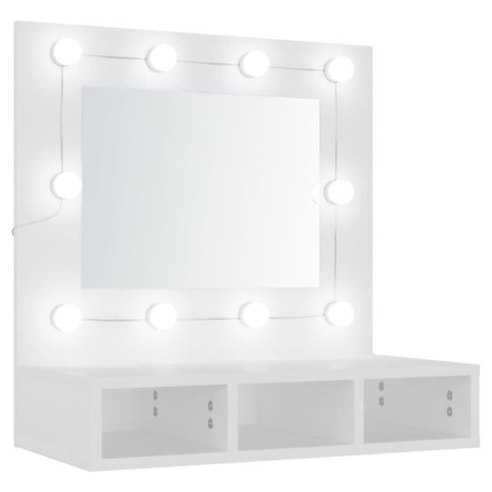 FAN - Meubles-lavabos de salle de bains - Armoire à miroir avec LED ...