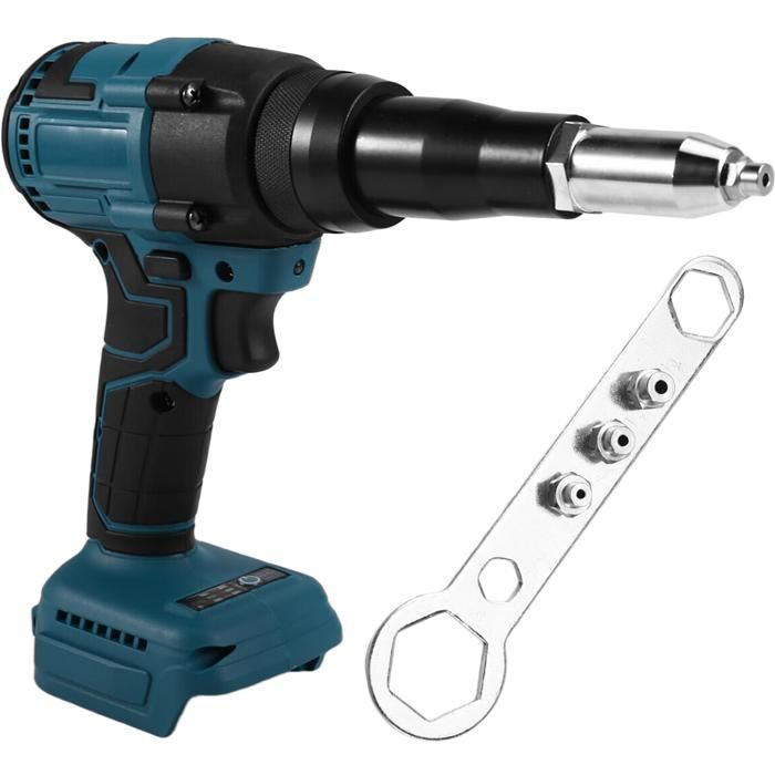 Pistolet à Riveter Électrique Sans Fil 2,4-4,8 mm, Rechargeable, avec ...