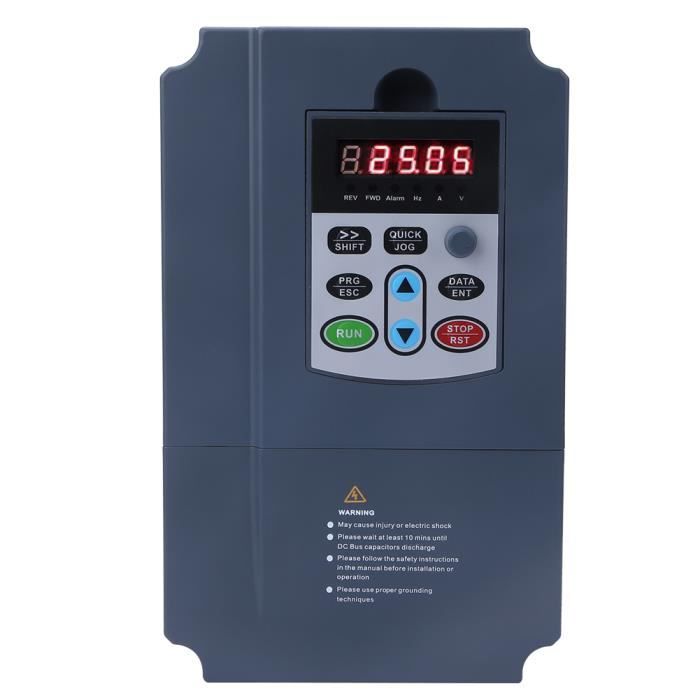 Inverseur à fréquence variable monophasé 220VAC entrée à triphasé 0 ...