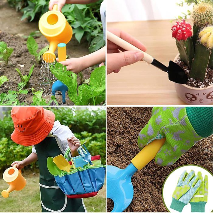 Lot de 23 Outils de Jardinage pour Enfants - Kit Jouets avec Arrosoir ...
