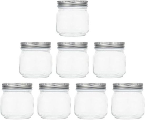 8 Pices Petits Pots De Conserve Mini Pots De Confiture Mini Pot Vide ...